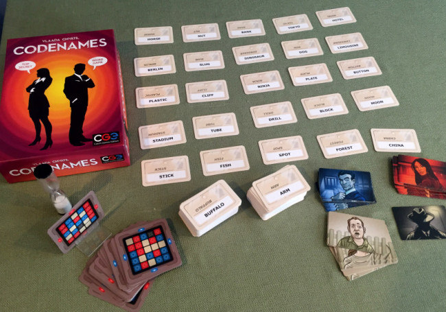 Codenames party game review - The Board Game Family