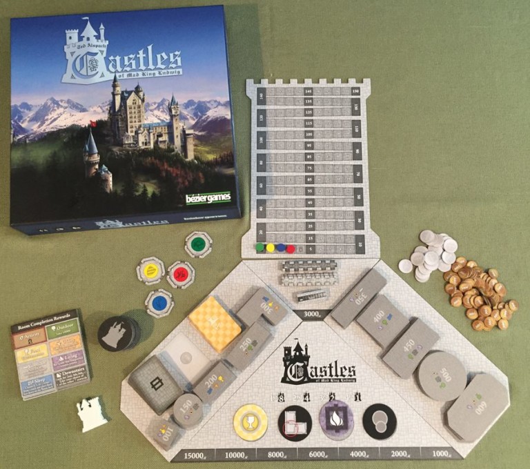 Castles of Mad King Ludwig review - The Board Game Family