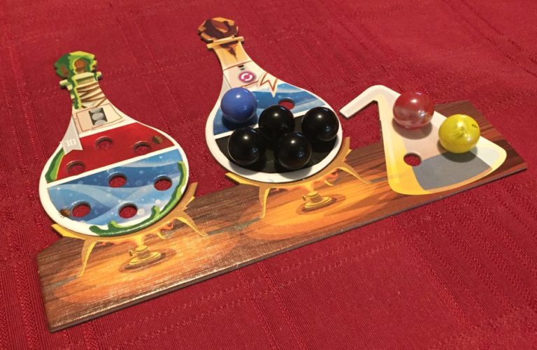 Playing with marbles is fun in Potion Explosion - The Board Game Family