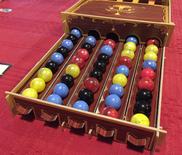 Playing with marbles is fun in Potion Explosion - The Board Game Family